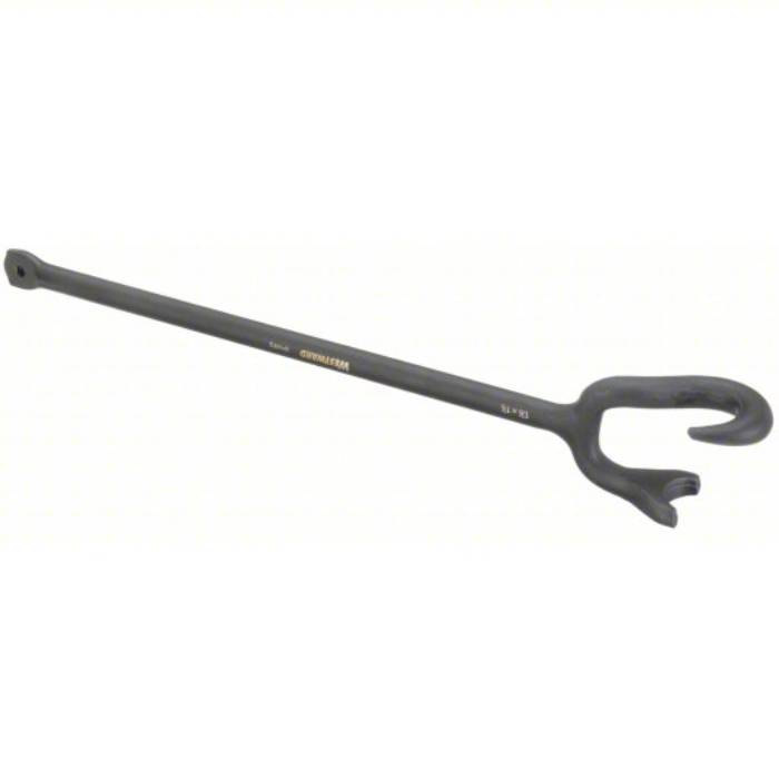 Westward 5PWF2 Claw Valve Wheel Wrench, 1 3/8 inch_1 1/2 inch Head Size ...