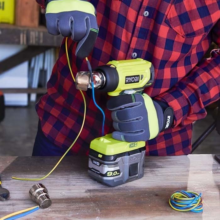 APTools | Ryobi Cordless Hot Air Gun, 18V, Air Temperature 0~470°C, Air ...